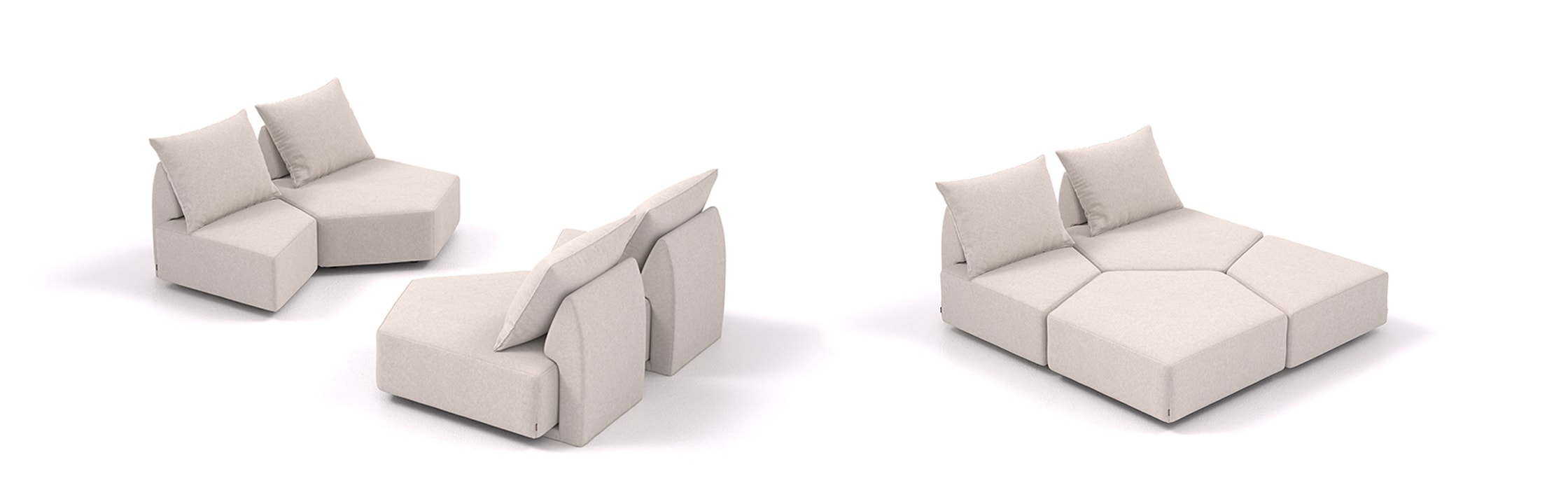 Modular sofas by FEYDOM. The most versatile sofa systems in the world!